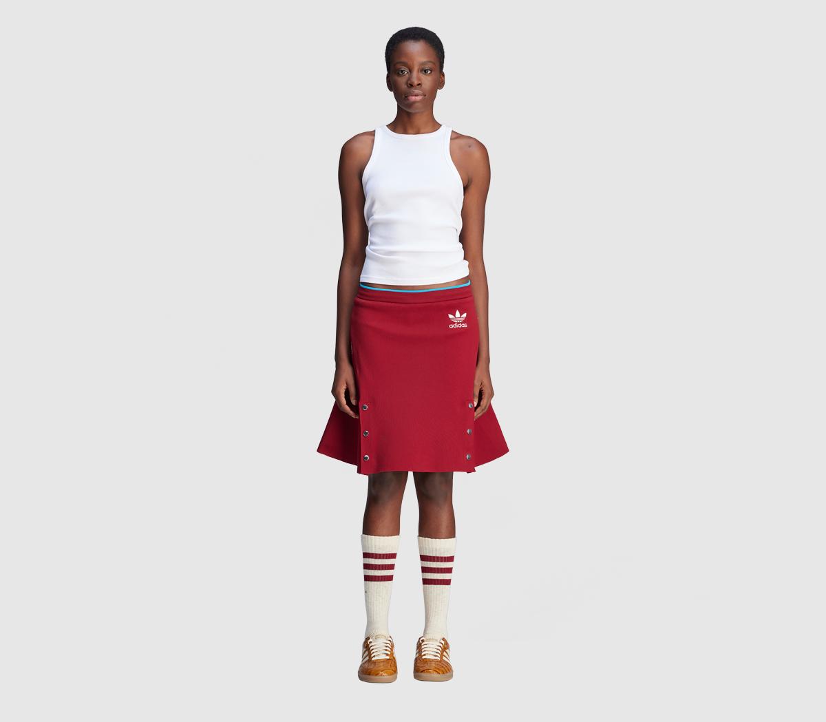 Click here for Adidas Consortium Womens Red Fabric Skirt  Size: X... prices