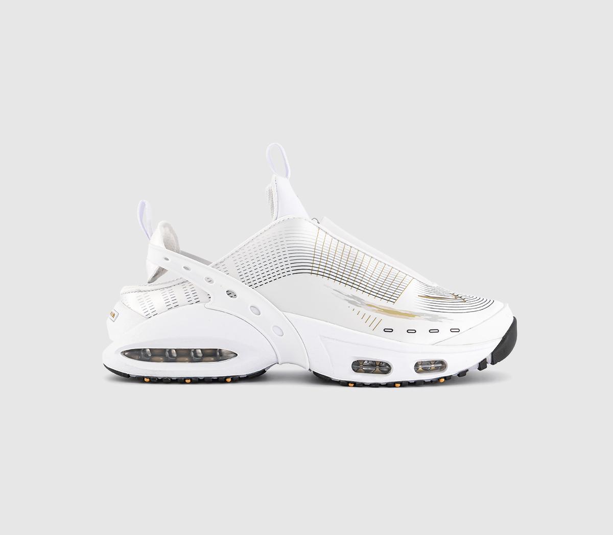 Click here for Nike Boys Air Max Craze Trainers White Metallic Go... prices