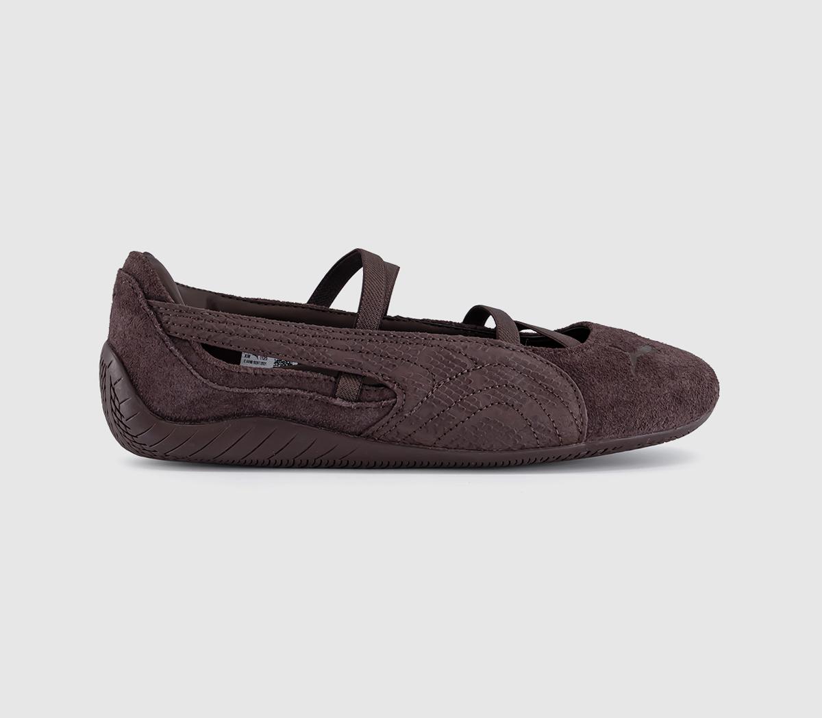 Click here for PUMA Womens Speedcat Ballet Pumps Python Chocolate... prices