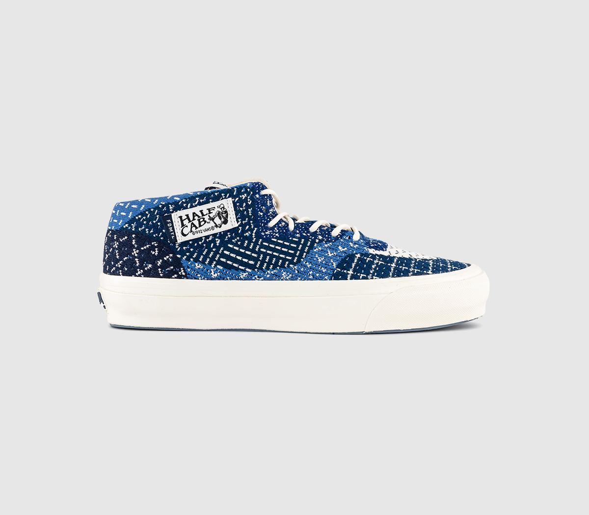 Click here for Vans Blue & White Textured OTW Half Cab 33 EK Trai... prices