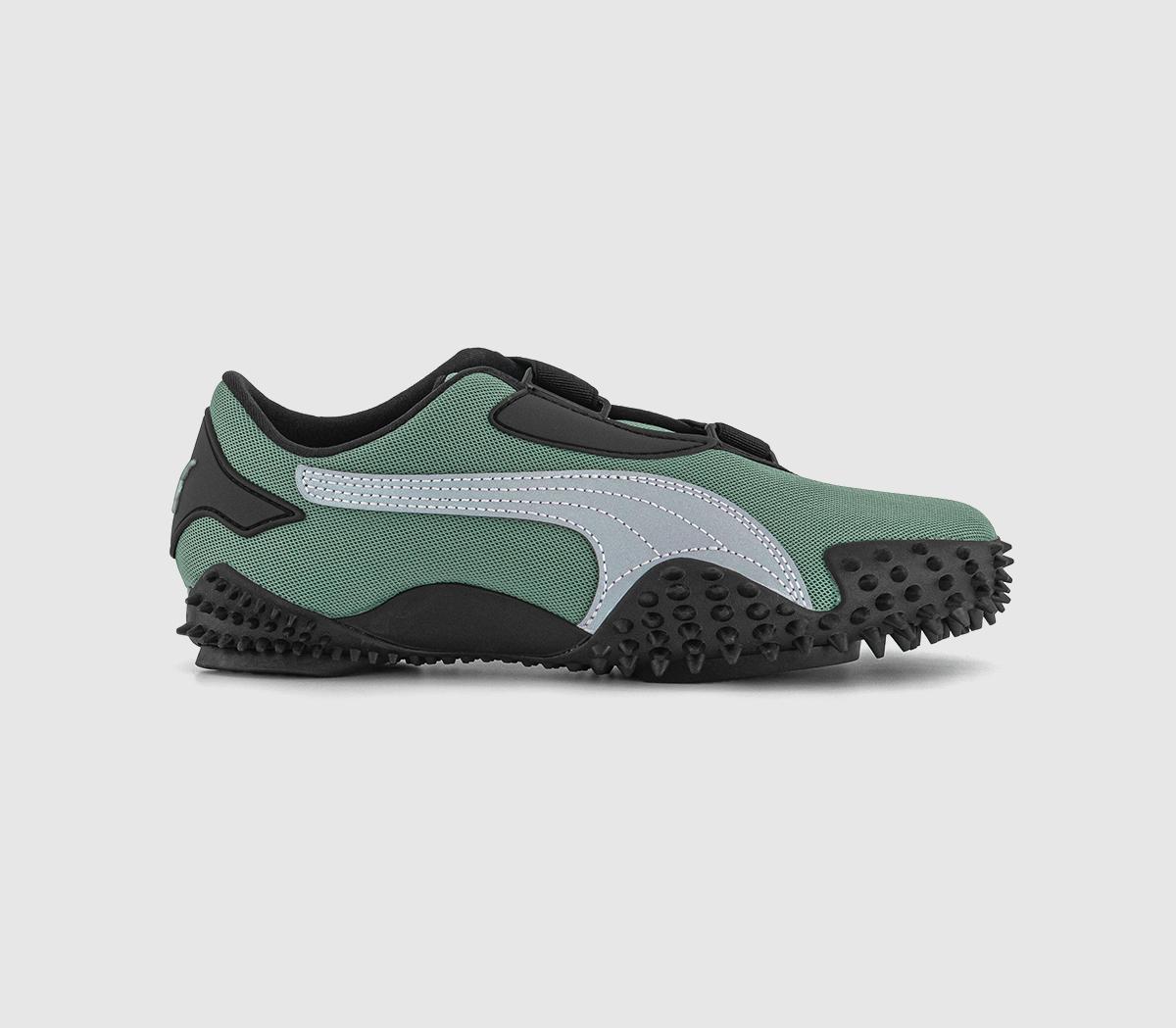 Click here for PUMA Girls Mostro OG Trainers Green Moon Silver  4 prices