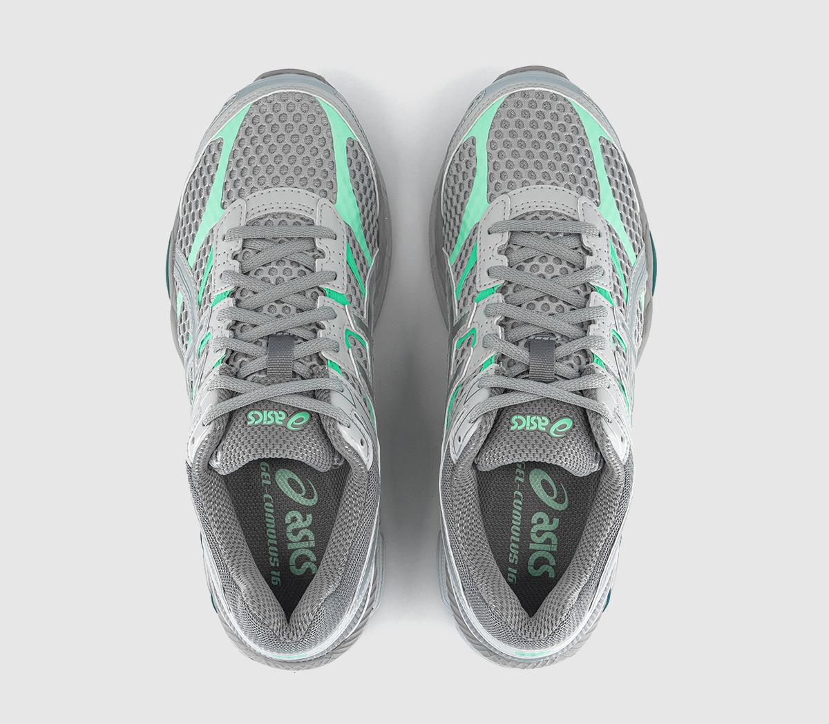 ASICS Gel-cumulus 16 Trainers Cement Grey Pure Silver - Running ...