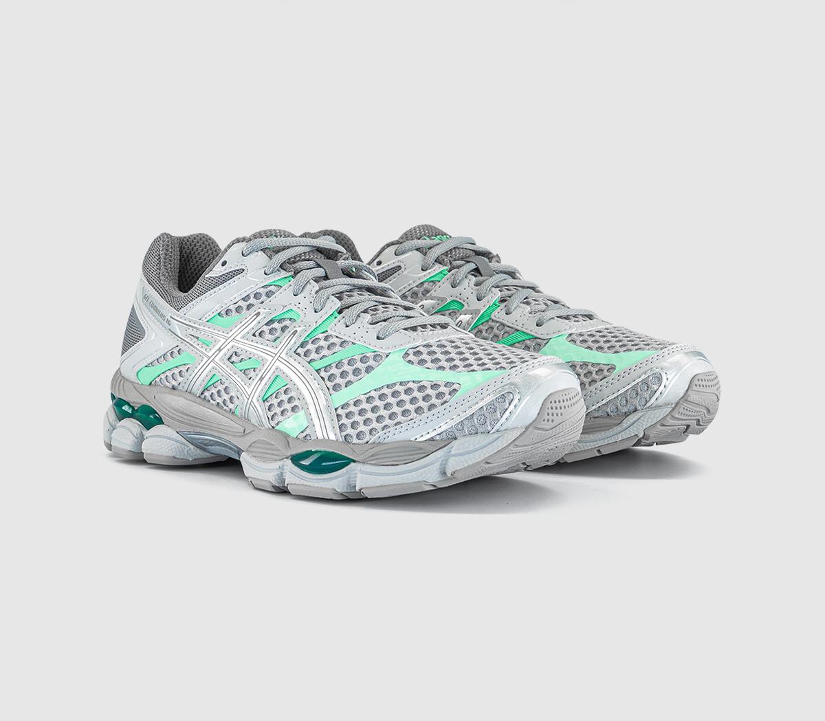 ASICS Gel-cumulus 16 Trainers Cement Grey Pure Silver - Running ...