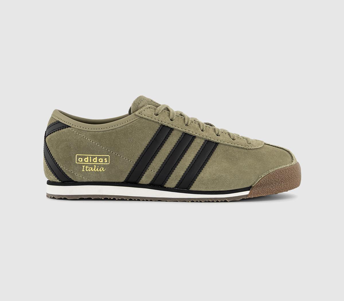 Click here for adidas Womens Italia 70s Trainers Orbit Green Blac... prices