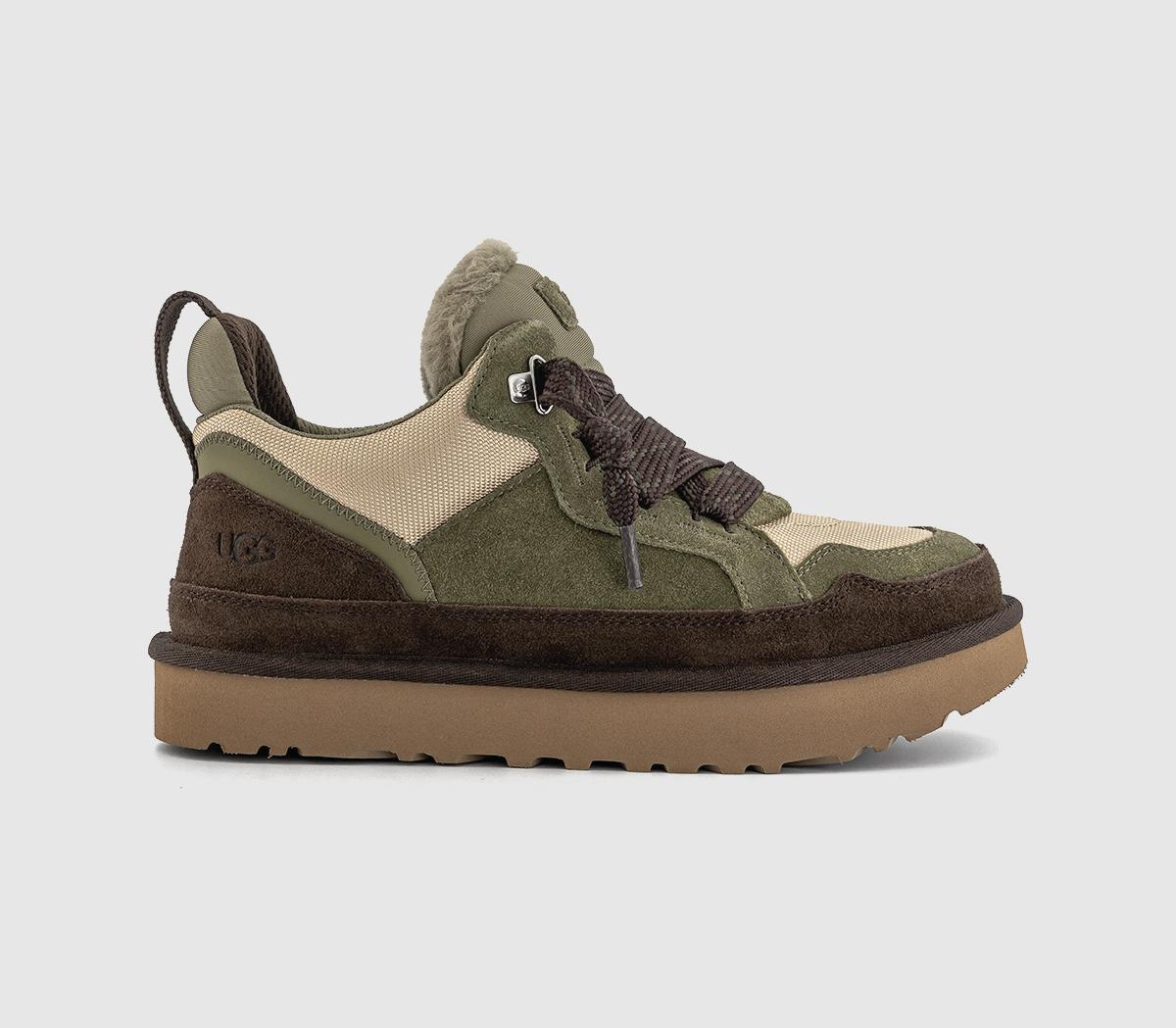 Click here for UGG Womens Lowmel Trainers Burnt Olive Mustard See... prices
