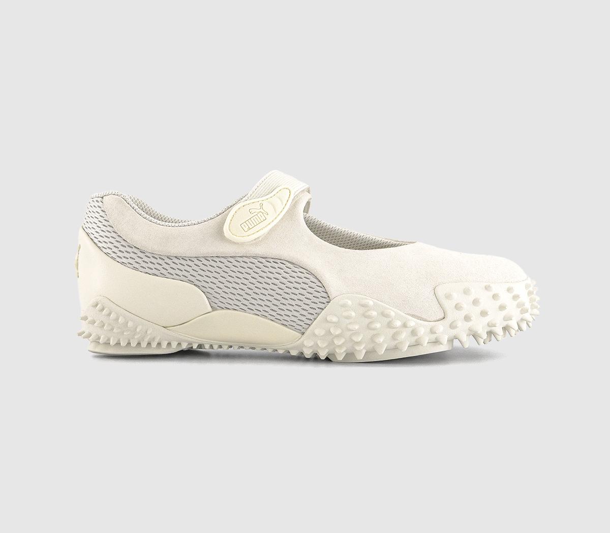 Click here for PUMA Girls Mostro Fey Trainers Warm White Vapor Gr... prices