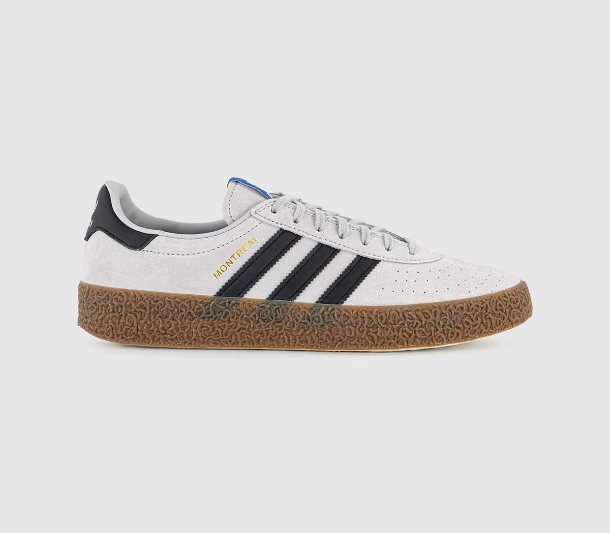 Click here for adidas Womens Montreal RM Trainers Grey Black Gum... prices