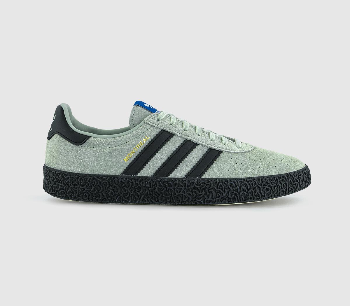 Click here for adidas Mens Montreal RM Trainers Linen Green Black... prices