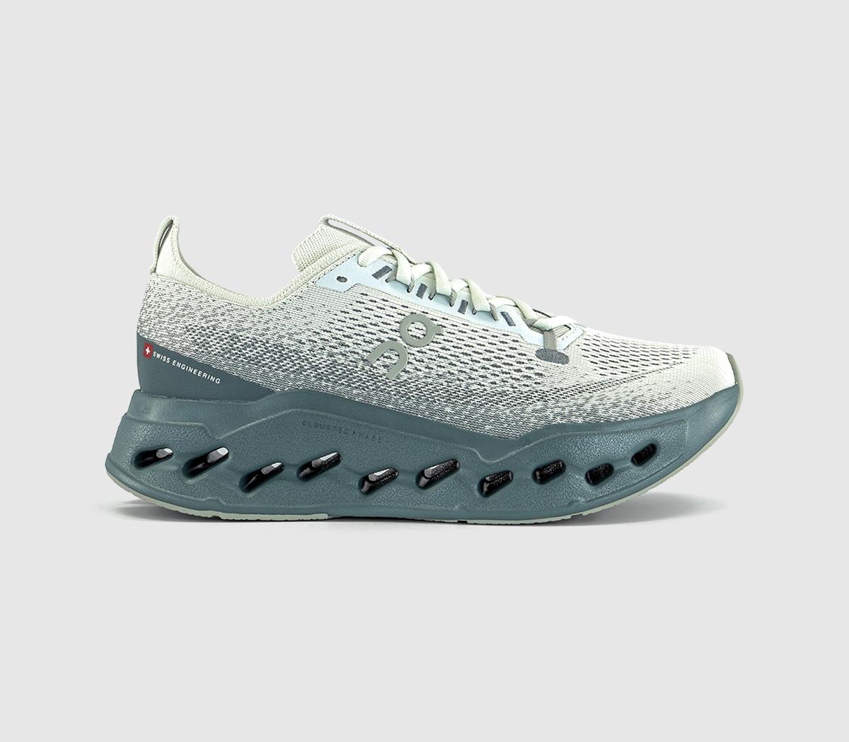 Click here for ON Cloudsurfer Max Trainers Iceberg Olive In Green... prices