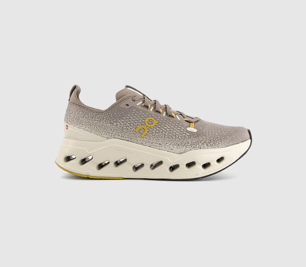 Click here for ON Mens Cloudsurfer Max Trainers Cinder Pelican In... prices