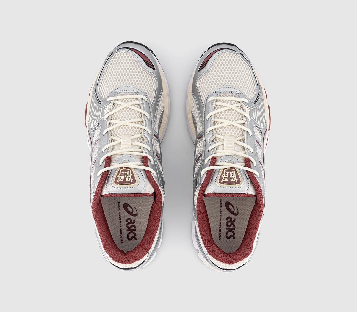 ASICS Gel-Kayano 12.1 Trainers Cream Pure Silver - Unisex Sports