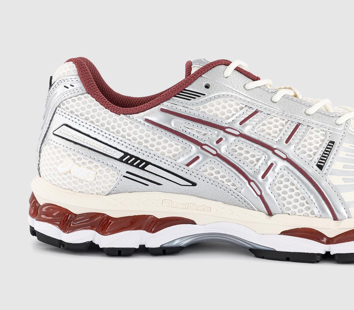 ASICS Gel-Kayano 12.1 Trainers Cream Pure Silver - Unisex Sports