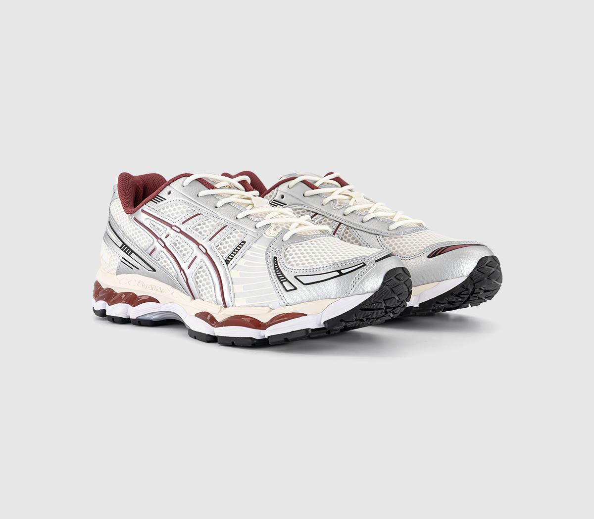ASICS Gel-Kayano 12.1 Trainers Cream Pure Silver - Unisex Sports