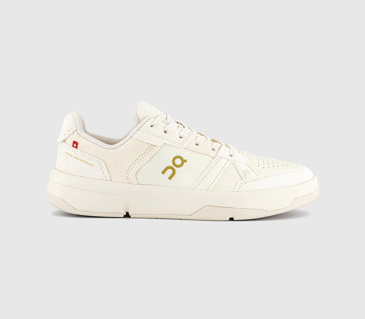 Click here for ON Mens Roger Clubhouse Ace Trainers Ivory Dew In... prices