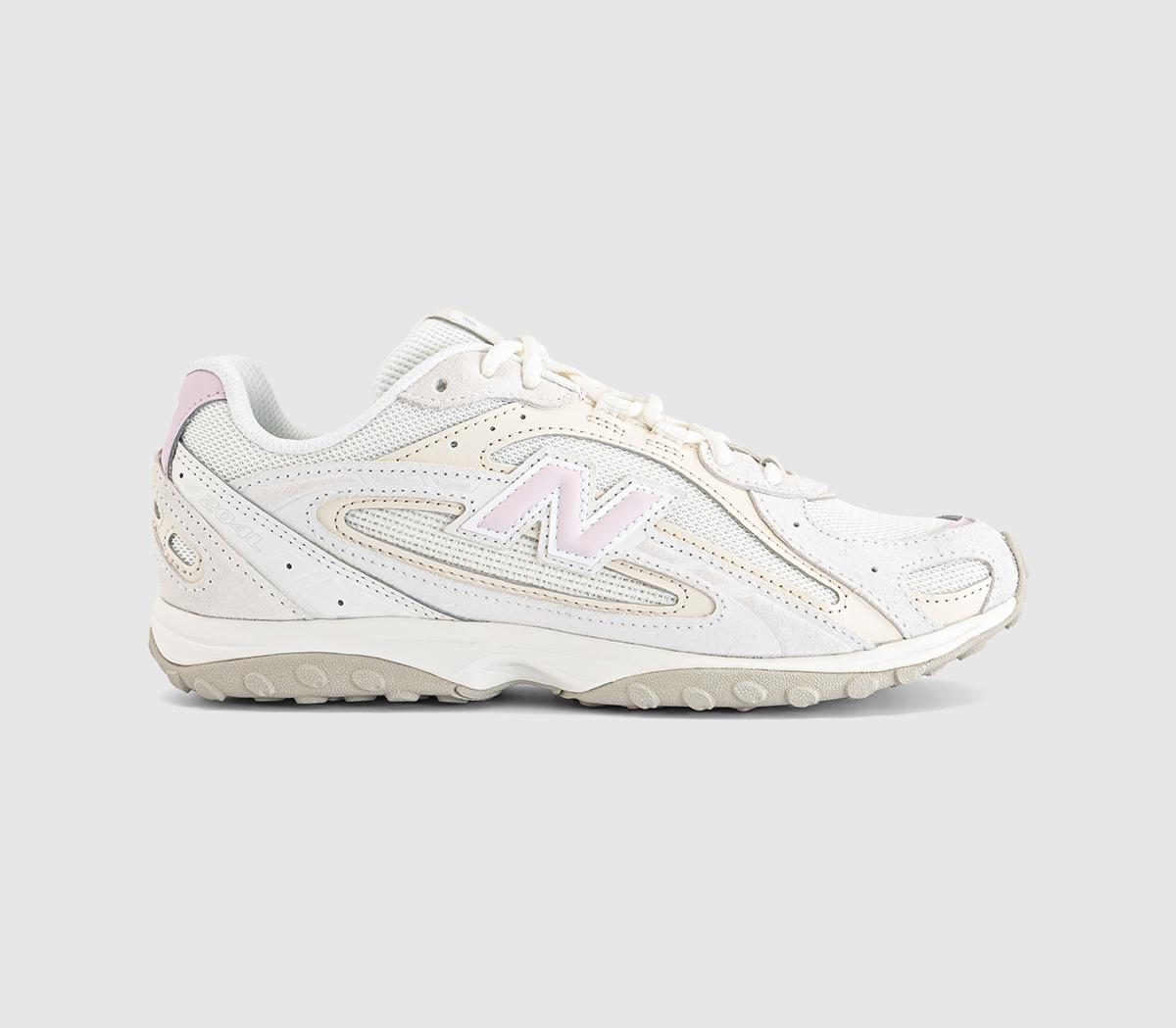 Click here for New Balance Womens 204L Trainers Sea Salt Stone Pi... prices