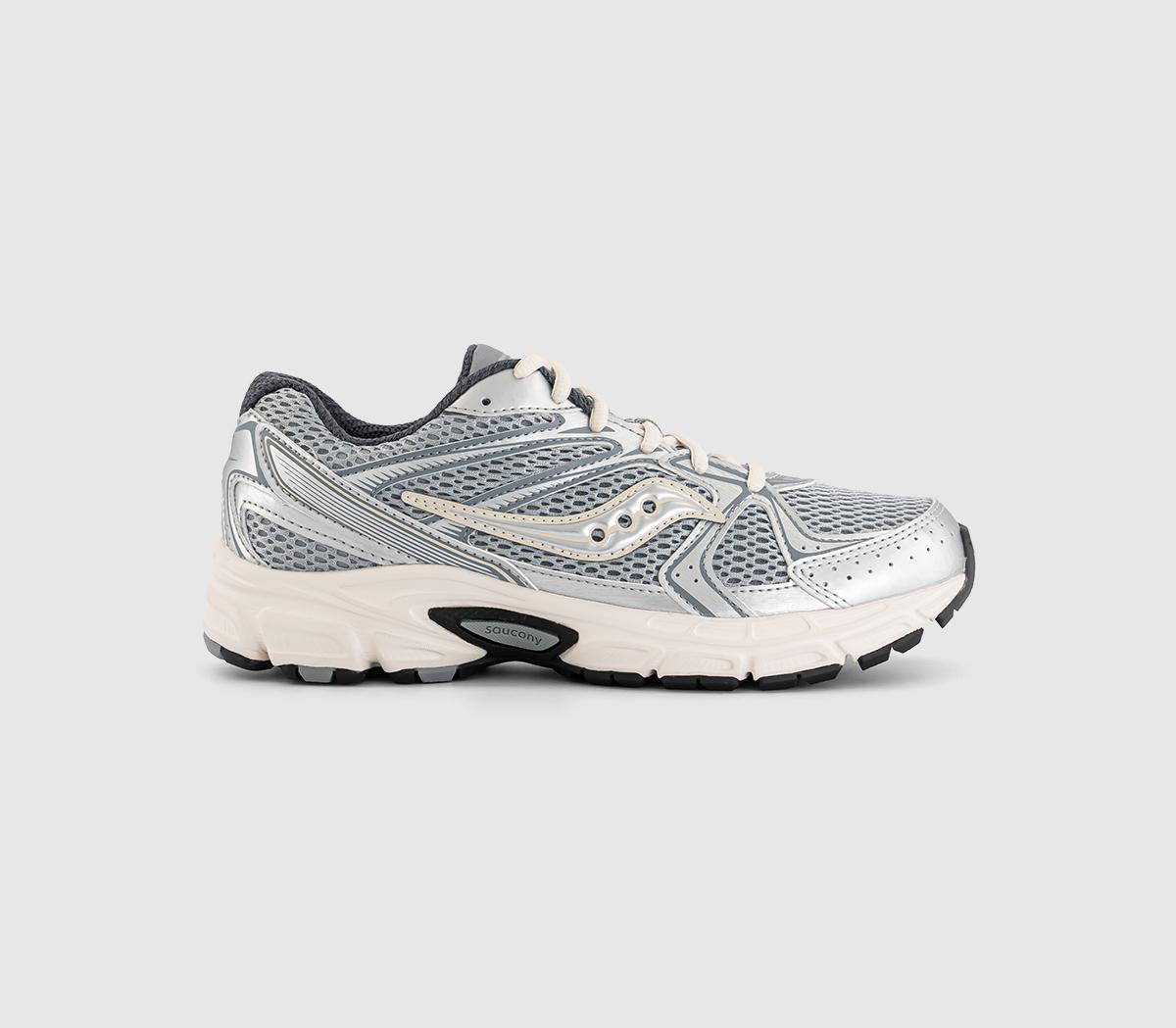 Click here for Saucony Womens Ride Millenium Trainers Grey Silver... prices