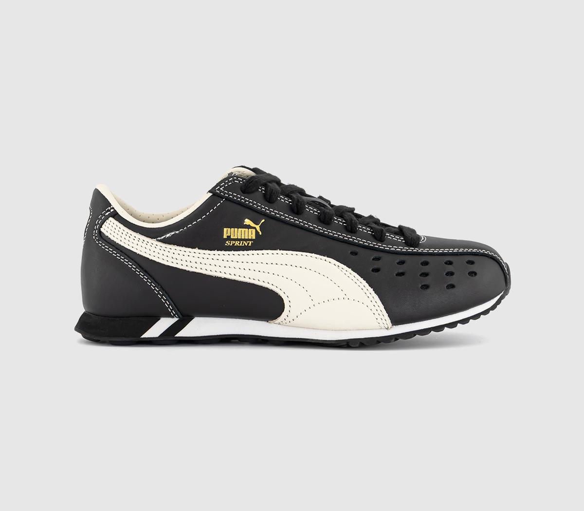 Click here for PUMA Womens Sprint Trainers Black Warm White  9.5 prices