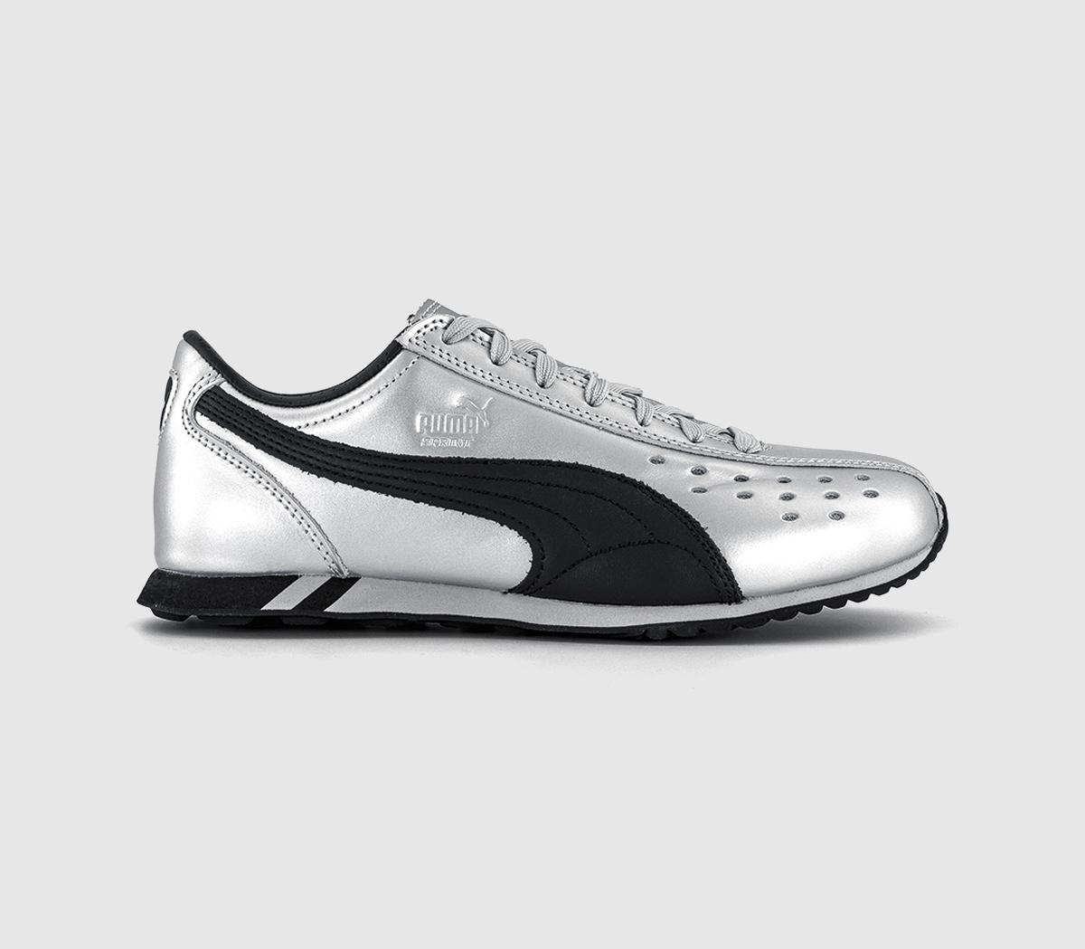 Click here for PUMA Kids Sprint Trainers Metallic Silver Black In... prices