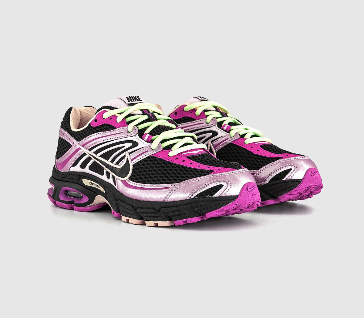 Nike Nike Air Max Moto 2k Trainers Black Black Fire Pink Pink Foam ...