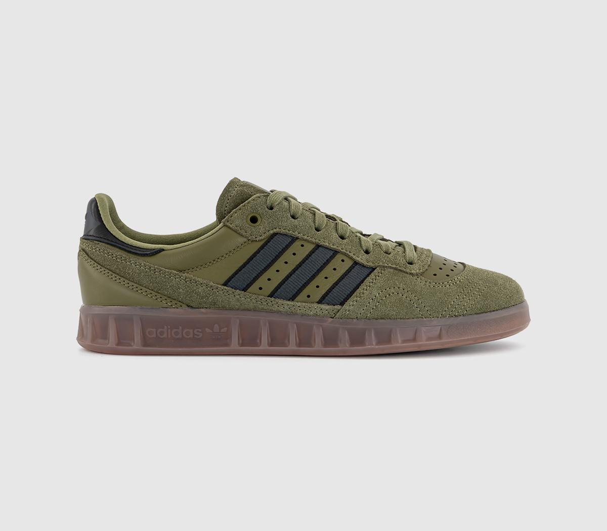Click here for adidas Mens Handball Top RM Trainers Focus Olive C... prices