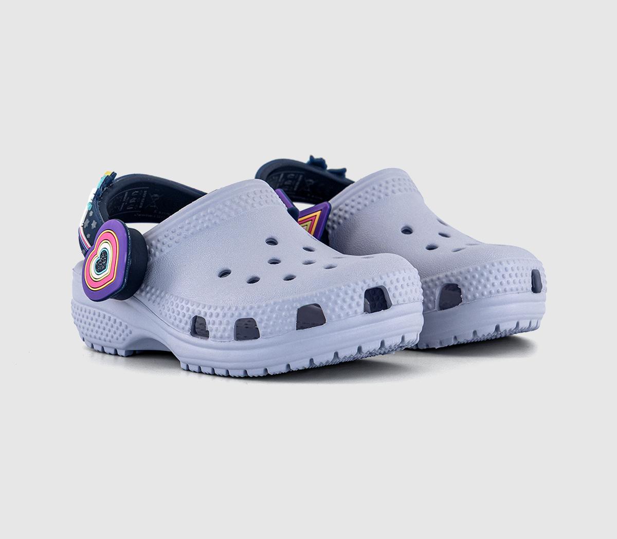 Crocs Classic Band Toddler Clogs Frosted Grape - Unisex