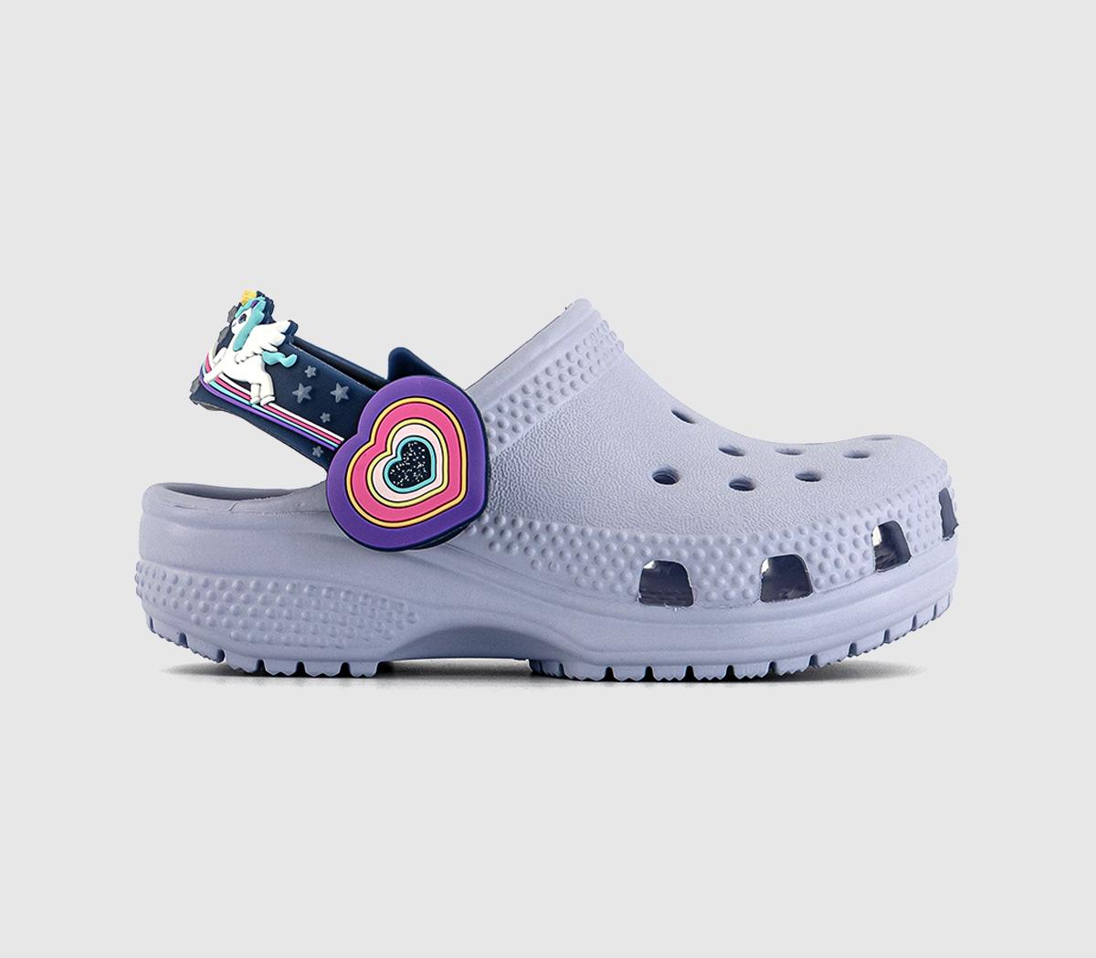 Crocs Classic Band Toddler Clogs Frosted Grape - Unisex