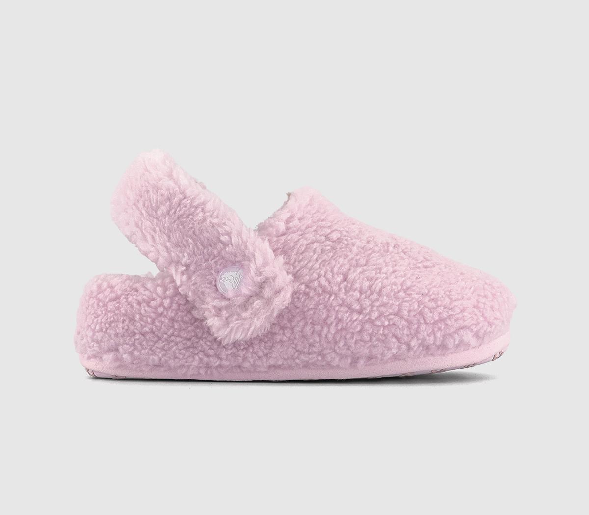 Crocs Classic Cozzzy Slippers Kids Pink Milk - Mini Me