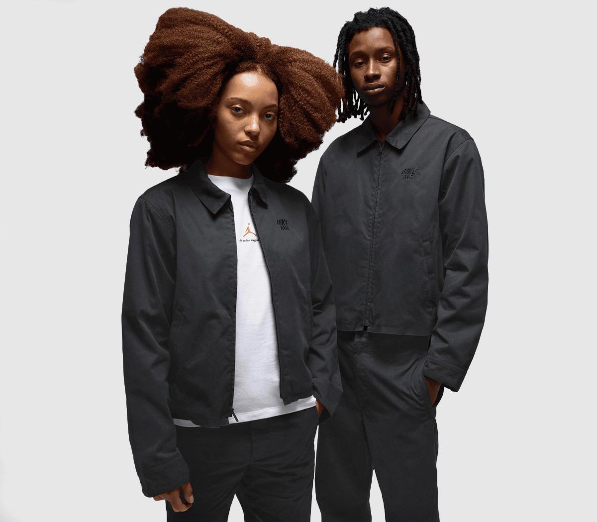 Click here for Jordan Nigel Sylvester Womens Black Fabric Biker J... prices