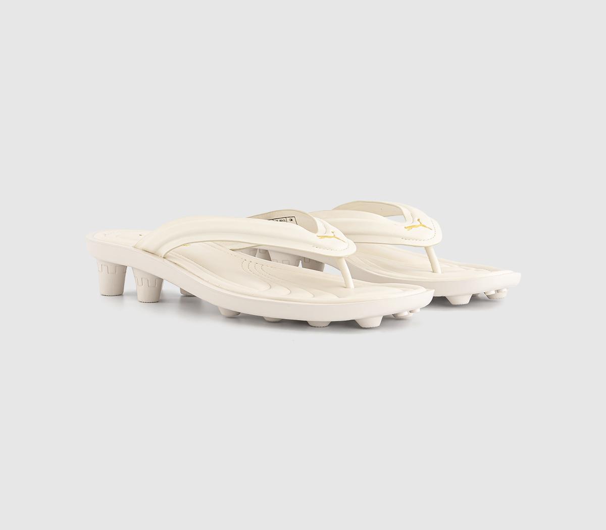 PUMA Fenty Cat Cleat Sandals Alpine Snow Gold - Women’s Sandals