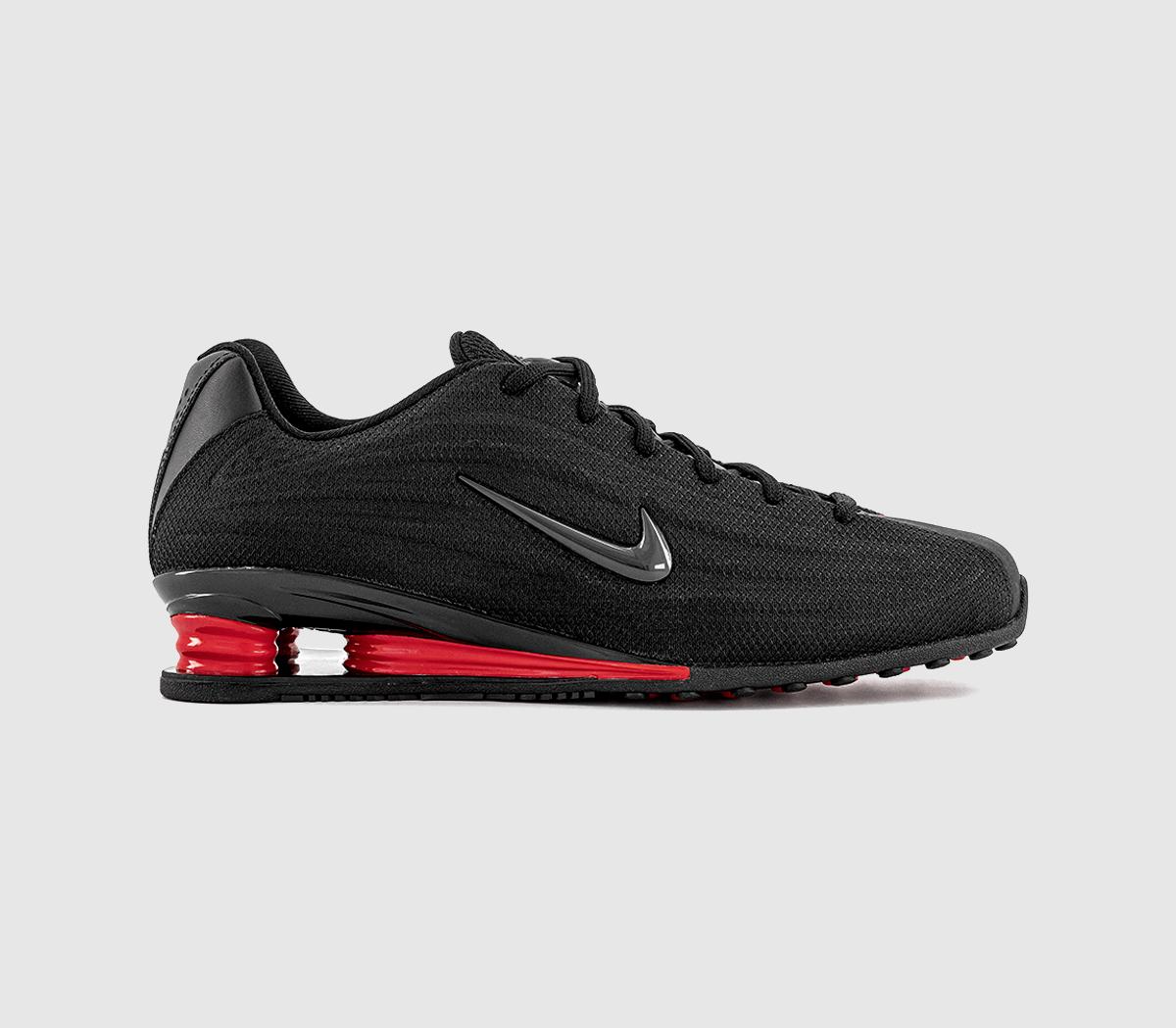 Click here for Nike Womens Shox Z Trainers Black Black University... prices