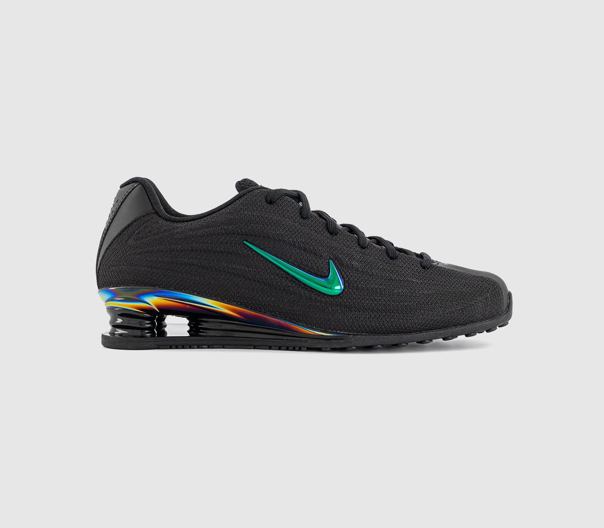 Click here for Nike Girls Shox Z Trainers Black Multi Color Metal... prices