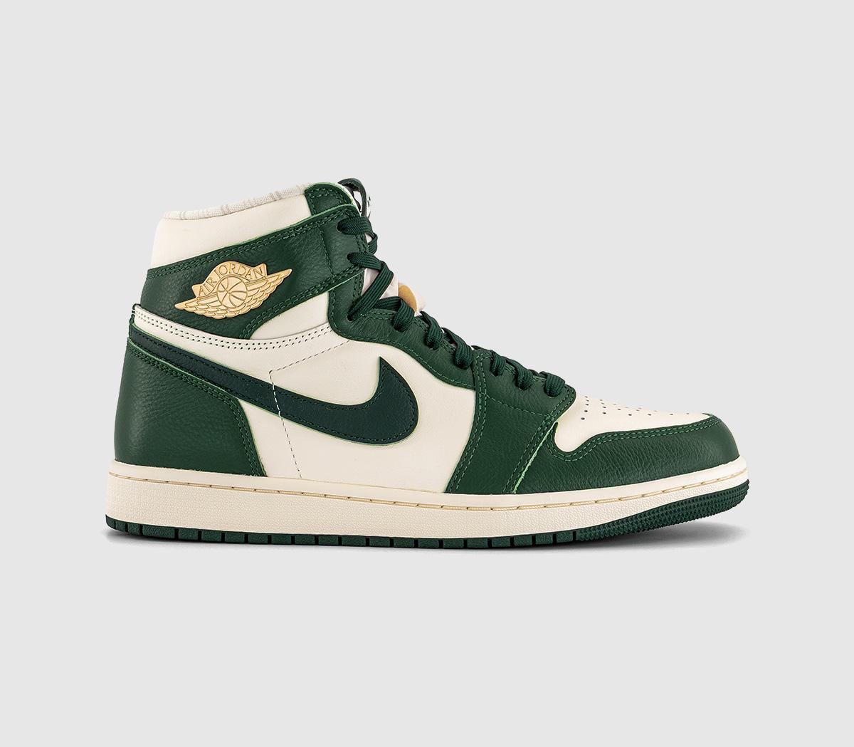 Click here for Jordan Womens W Air 1 Retro HI OG Trainers Pale Iv... prices