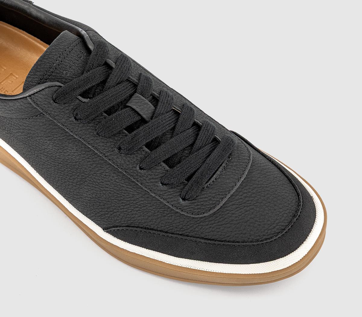 OFFICE Constant Gum Sole Trainers Black - Men's Casual Shoes