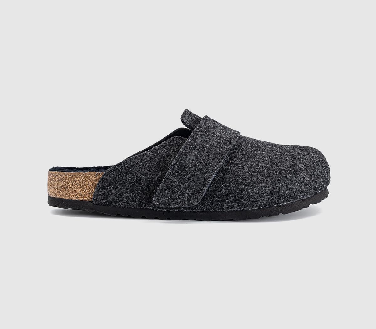 Click here for Birkenstock Loma Clogs Anthracite Felt In Black  1... prices