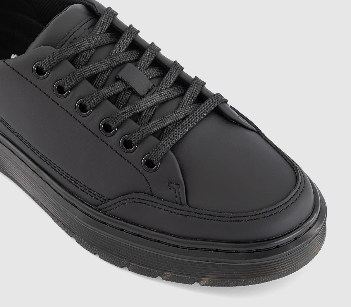 Dr. Martens Brookline 6 Eye Shoes Black Nappa - Men's Casual Shoes