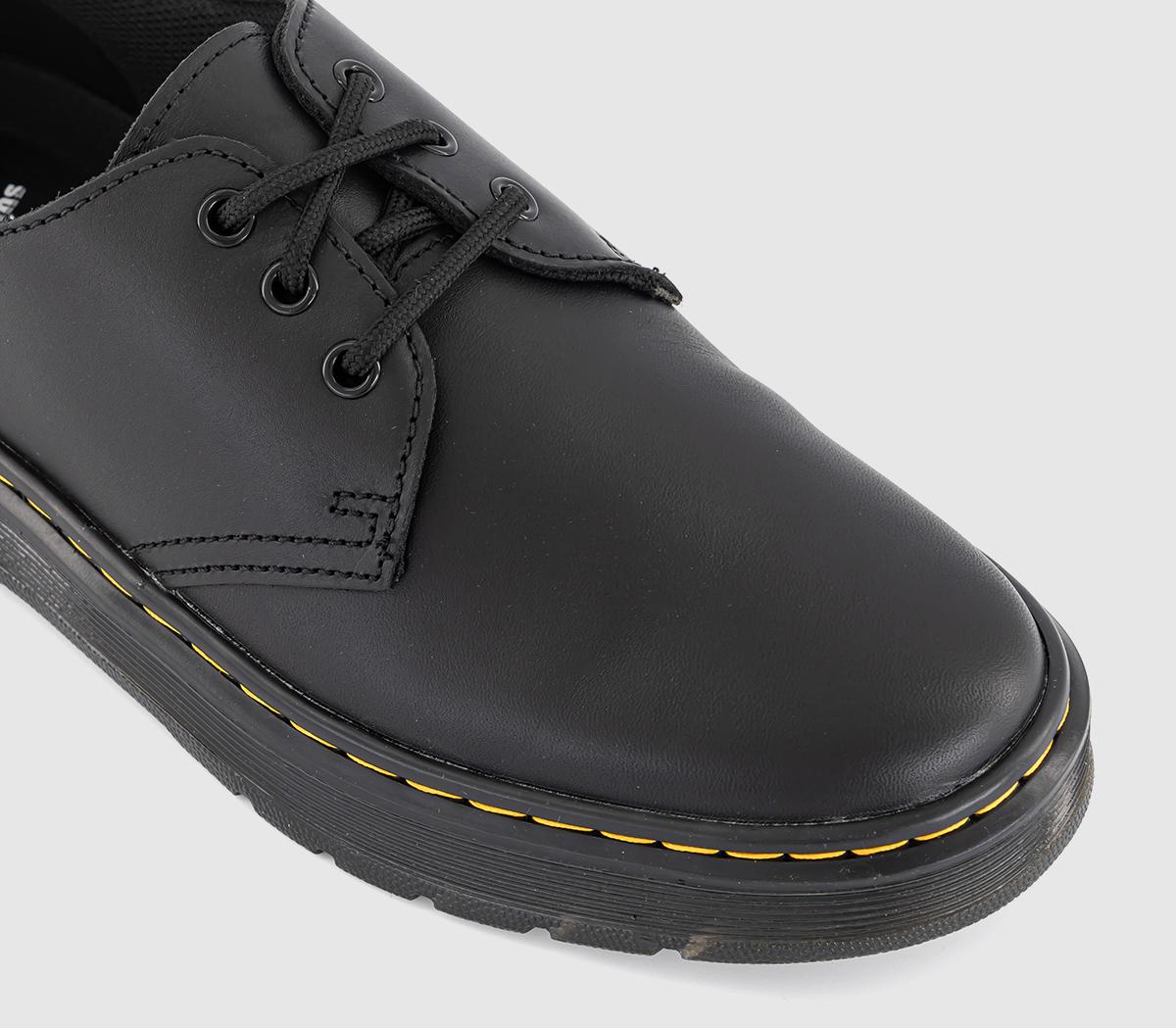 Dr. Martens Brookline Lo 3 Eye Shoes Black - Men's Casual Shoes