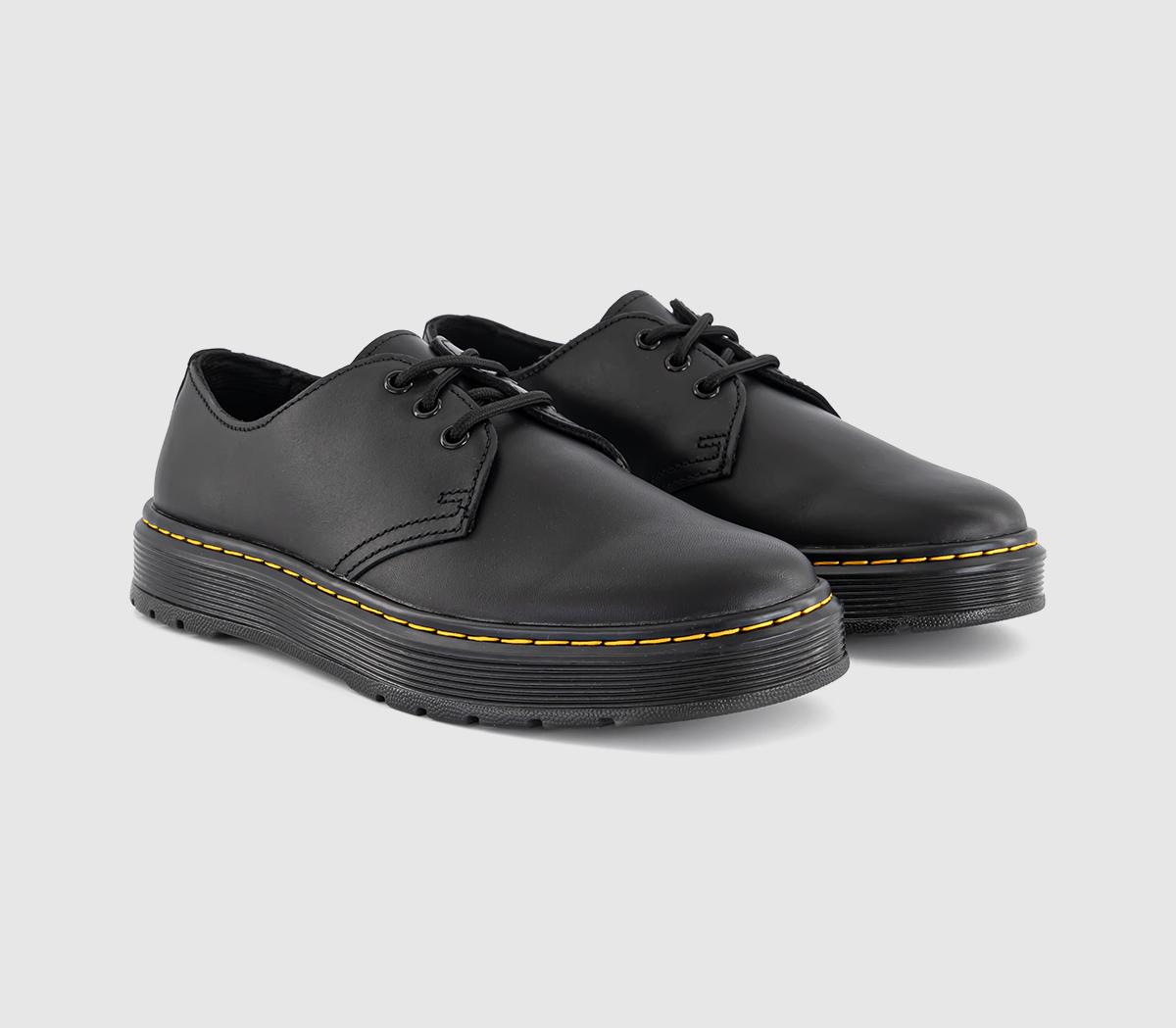 Dr. Martens Brookline Lo 3 Eye Shoes Black - Men's Casual Shoes