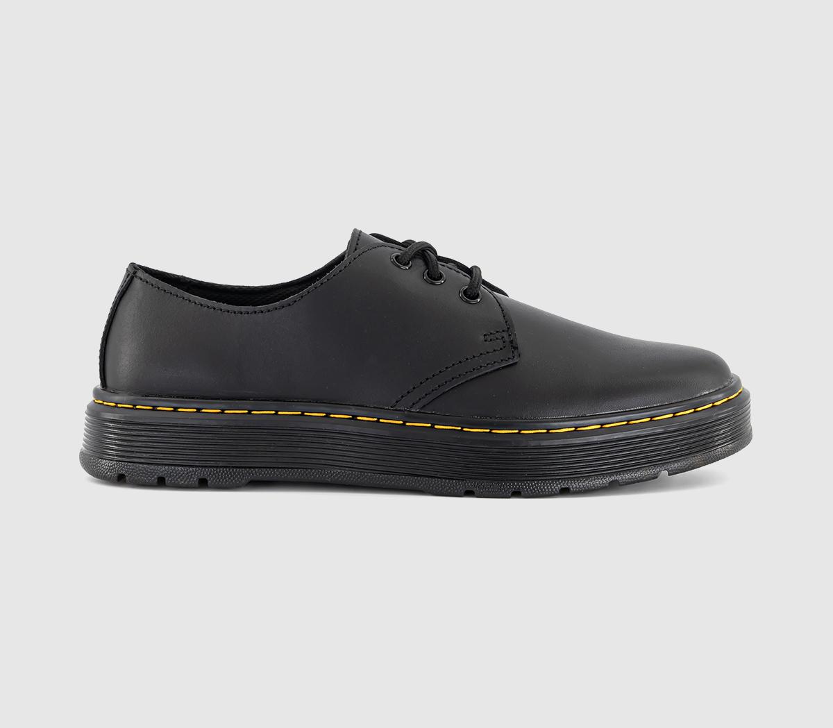 Dr. Martens Brookline Lo 3 Eye Shoes Black - Men's Casual Shoes