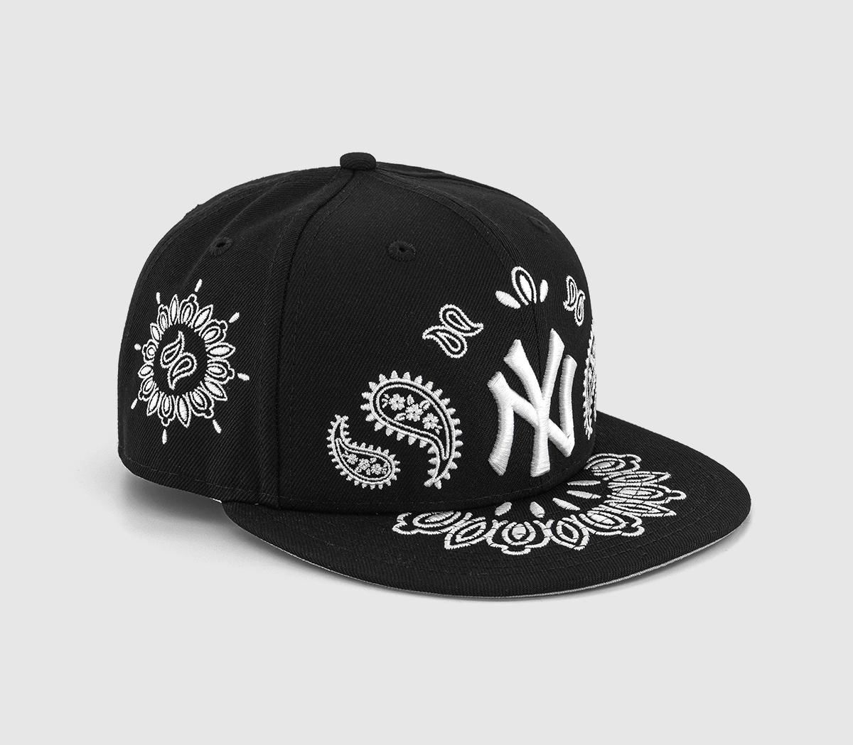 New Era MLB Paisley 59FIFTY Caps New York Yankees Blk - Caps And Hats