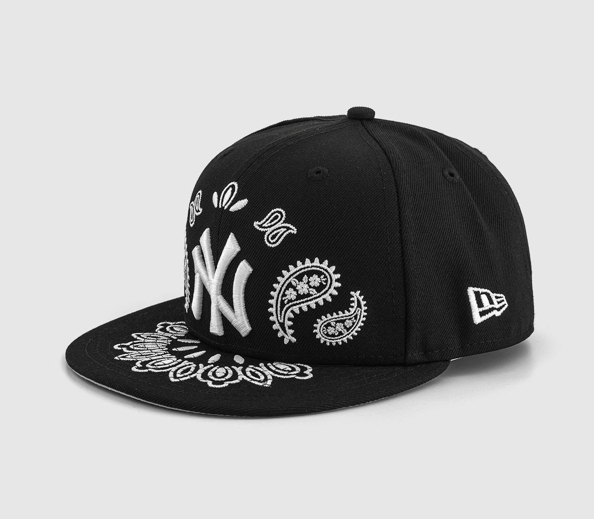 New Era MLB Paisley 59FIFTY Caps New York Yankees Blk - Caps And Hats