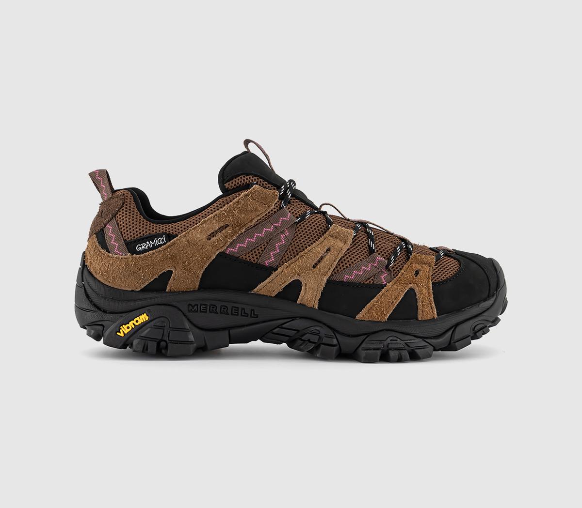 Click here for Merrell Gramicci x Moab 2 Trainers Dark Earth In B... prices