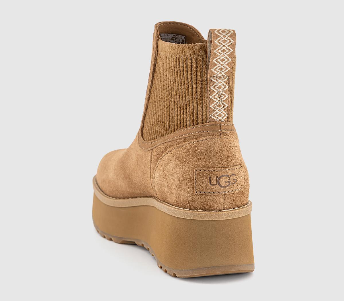 UGG Cityfunc Chelsea Boots Chestnut - Women's Ankle Boots