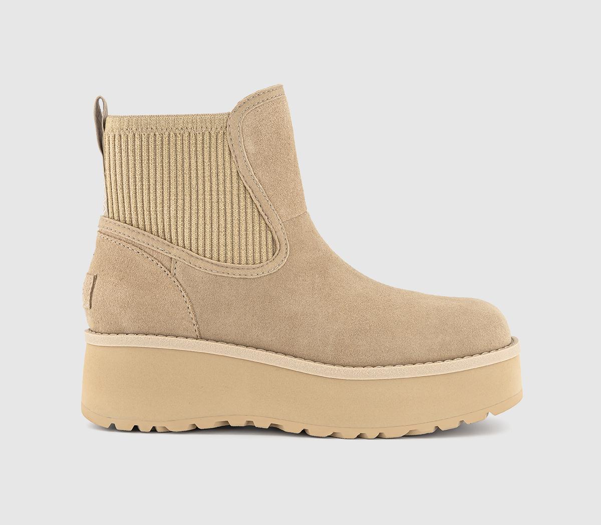 UGG Cityfunc Chelsea Boots Mustard Seed - Women's Ankle Boots