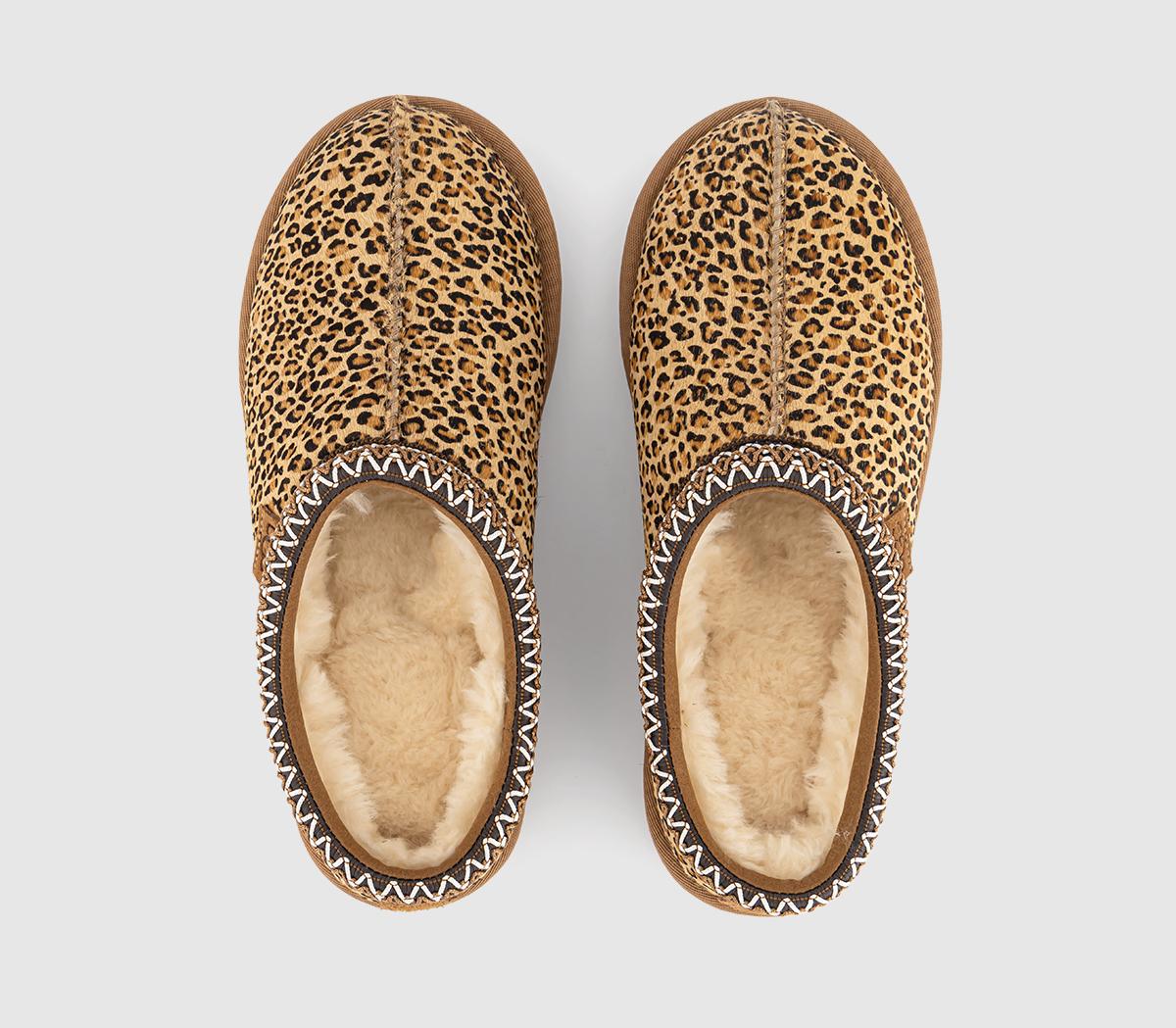 UGG Tasman II Slippers Leopard Print - Flat Shoes for Women