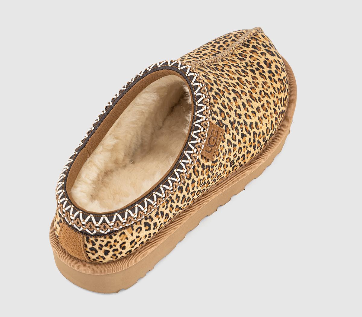 UGG Tasman II Slippers Leopard Print - Flat Shoes for Women