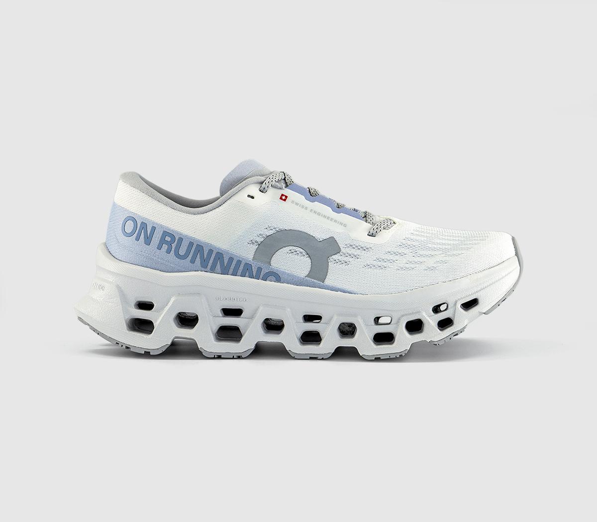 Click here for ON Cloudmonster 3 Trainers White Frost F  7.5 prices