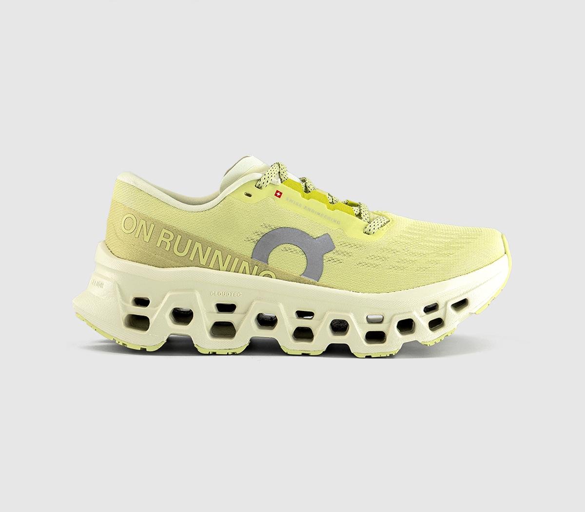 Click here for ON Womens CloudmON Womensster 3 Trainers Limelight... prices