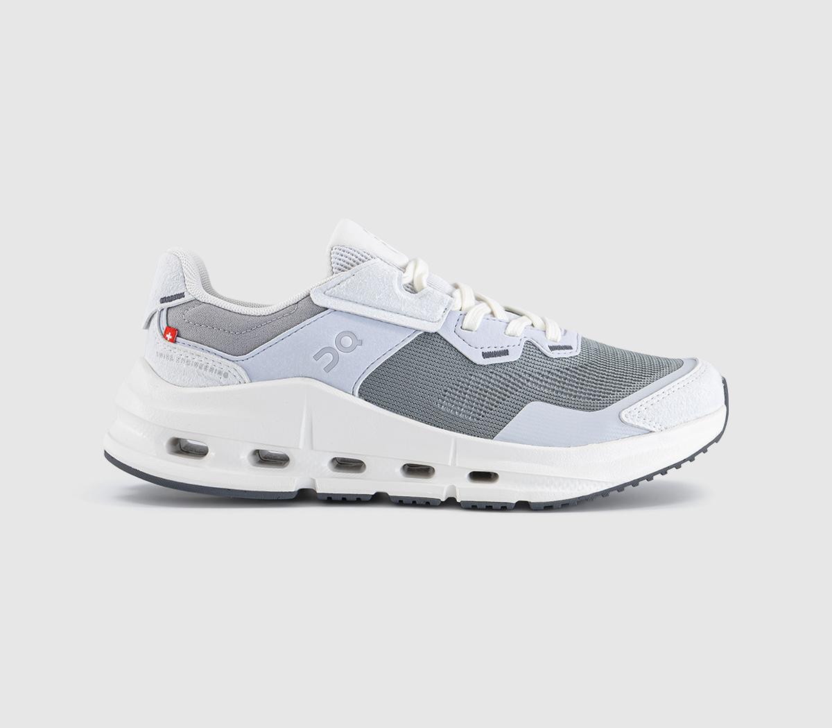 Click here for ON Cloudnova Rift Trainers Alloy Glacier In Grey... prices