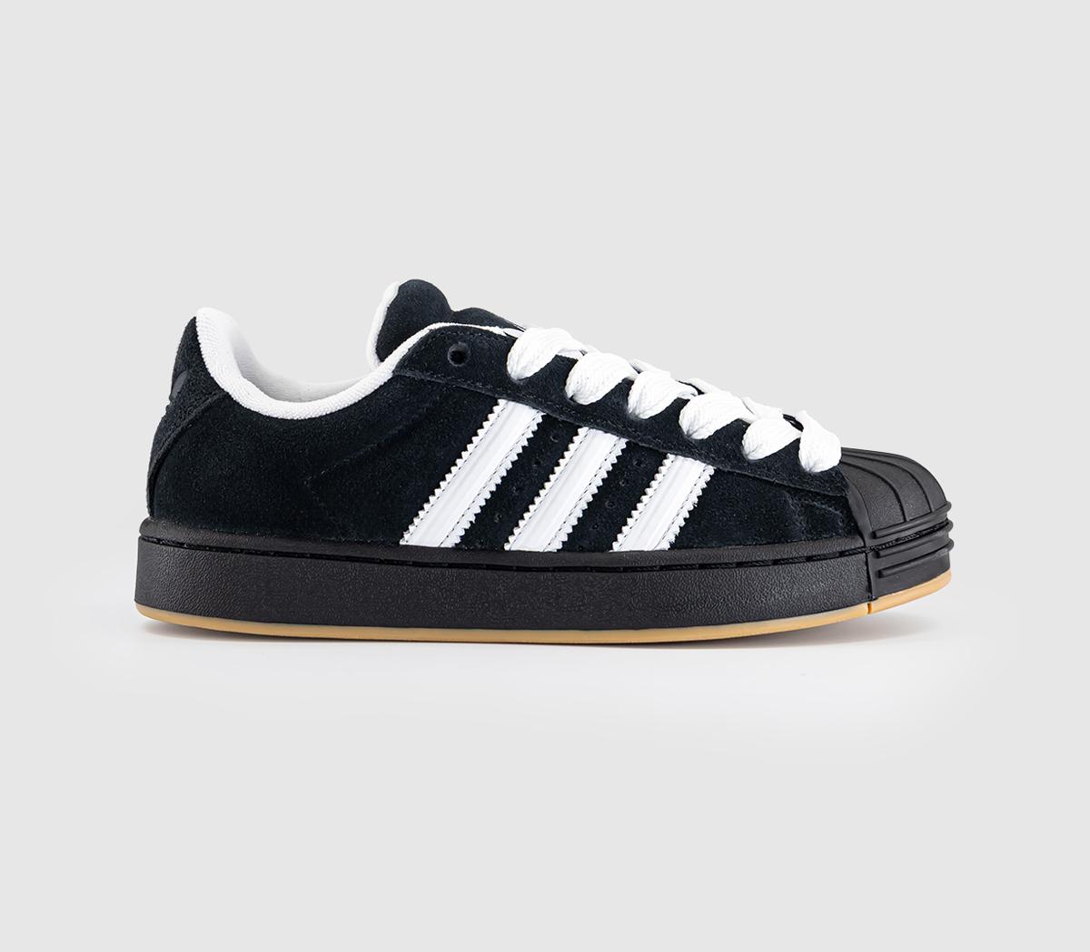 adidas Superstar ST Trainers Black White - Unisex Sports
