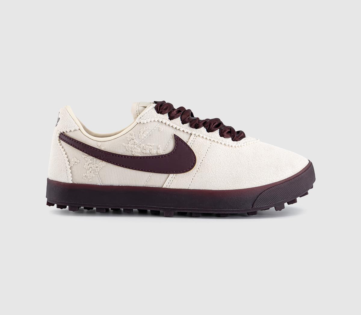 Click here for Nike Womens Astrograbber Trainers Light Cream Burg... prices